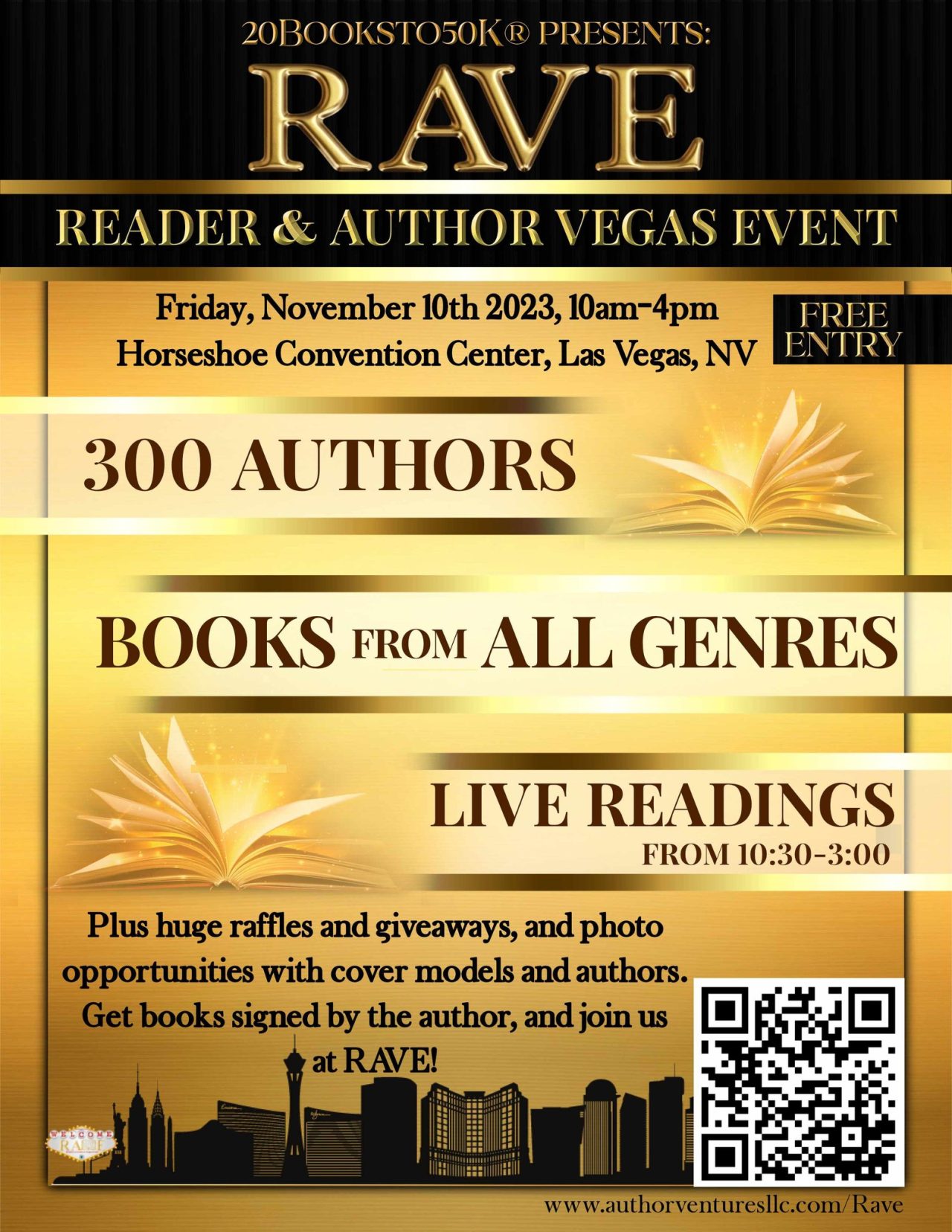 RAVE: Readers & Authors Vegas Event | Signed Books by Author J. L. Stowers